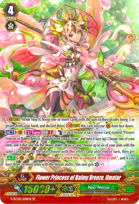 Flower Princess of Balmy Breeze, Ilmatar (SP) - G-BT08: Absolute Judgment - Cardfight Vanguard