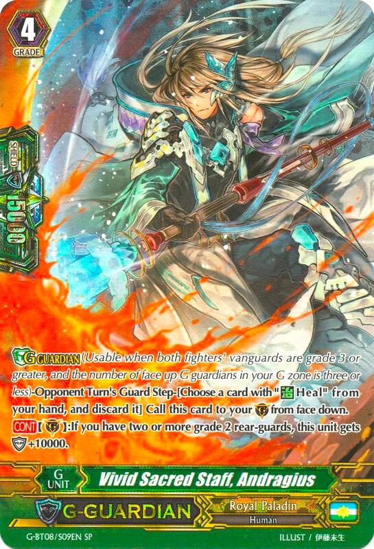 Vivid Sacred Staff, Andragius (SP) - G-BT08: Absolute Judgment - Cardfight Vanguard