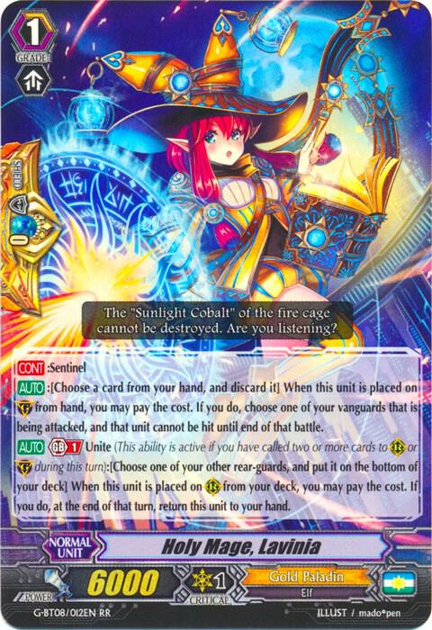 Holy Mage, Lavinia - G-BT08: Absolute Judgment - Cardfight Vanguard