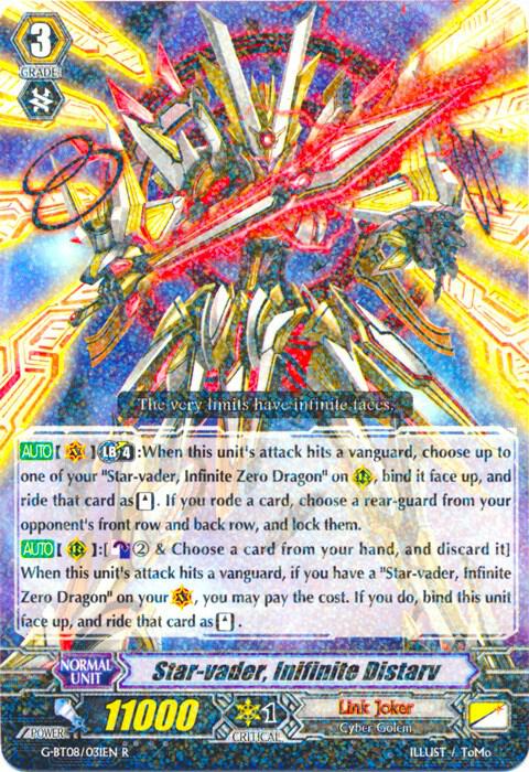 Star-vader, Infinite Distarv - G-BT08: Absolute Judgment - Cardfight Vanguard