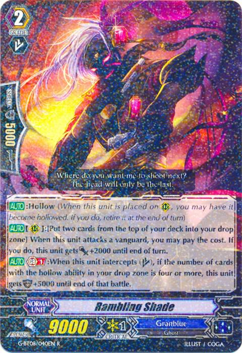Rambling Shade - G-BT08: Absolute Judgment - Cardfight Vanguard