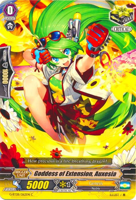 Goddess of Extension, Auxesia - G-BT08: Absolute Judgment - Cardfight Vanguard