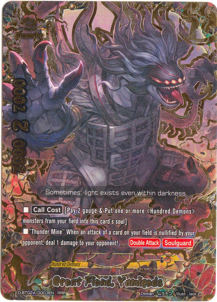 Great Fiend, Yamigedo - Four Dimensions - Future Card BuddyFight ...