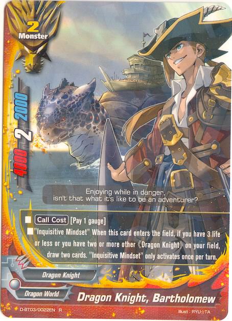 Dragon Knight, Bartholomew - Annihilate! Great Demonic Dragon ...