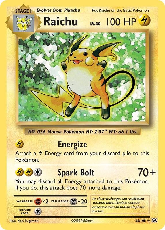 Raichu - XY - Evolutions - Pokemon - TCGplayer.com