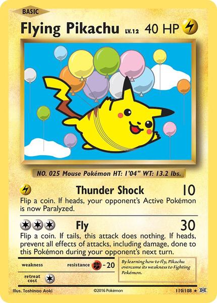 Flying Pikachu - XY - Evolutions - Pokemon - TCGplayer.com