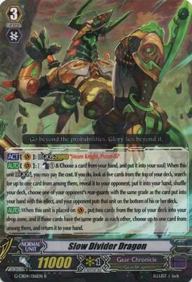 Slow Divider Dragon - G-CB04: Gear of Fate - Cardfight Vanguard - TCGplayer.com