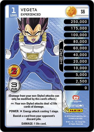Vegeta - Experienced (Rainbow Parallel Foil) - Panini: Awakening ...