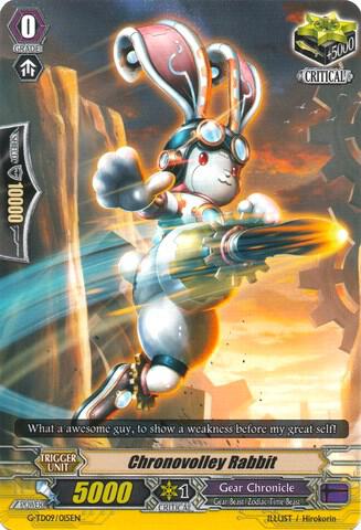 Chronovolley Rabbit - G-TD09: True Zodiac Time Beasts - Cardfight ...