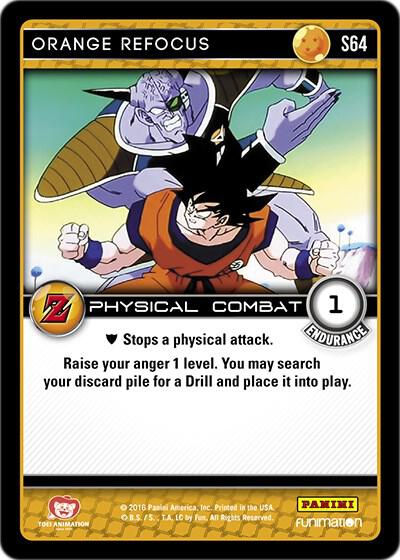 Orange Refocus - Panini: Awakening - Dragon Ball Z TCG