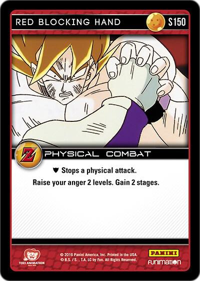 Red Blocking Hand - Panini: Awakening - Dragon Ball Z TCG - TCGplayer.com