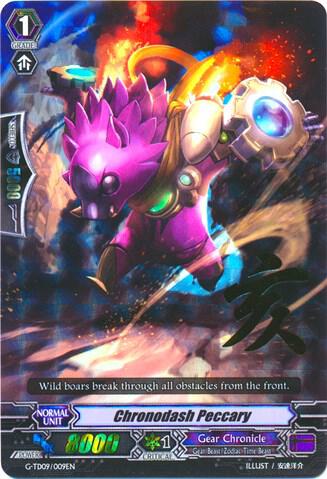 Chronodash Peccary (RRR Foil) - G-TD09: True Zodiac Time Beasts ...