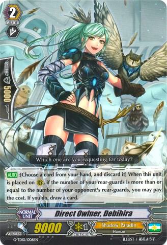 Direct Owlner, Debihira - G-TD10: Ritual of Dragon Sorcery - Cardfight Vanguard - TCGplayer.com