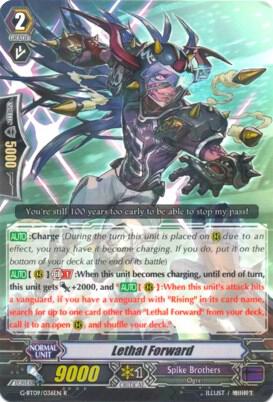 Lethal Forward - G-BT09: Divine Dragon Caper - Cardfight Vanguard