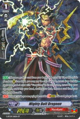 Mighty Bolt Dragoon (SP) - G-BT09: Divine Dragon Caper - Cardfight ...