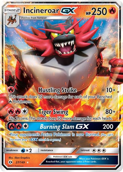 Incineroar GX - SM Base Set - Pokemon - TCGplayer.com