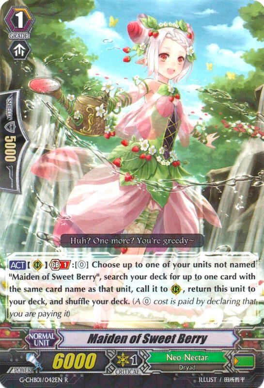 Maiden of Sweet Berry - G-CHB01: TRY3 NEXT - Cardfight Vanguard - TCGplayer.com
