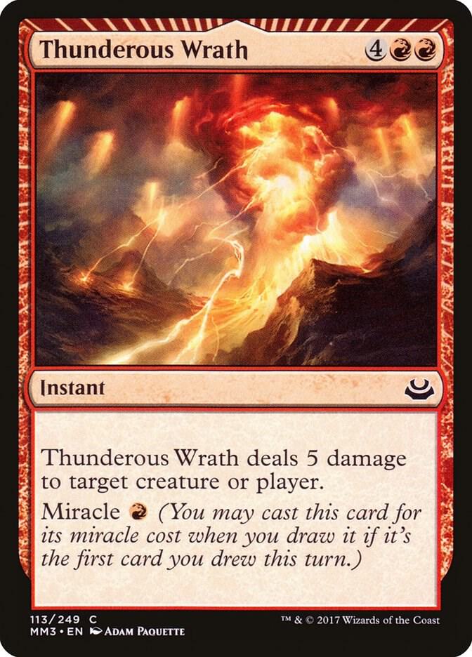 Thunderous Wrath - Modern Masters 2017 - Magic: The Gathering ...