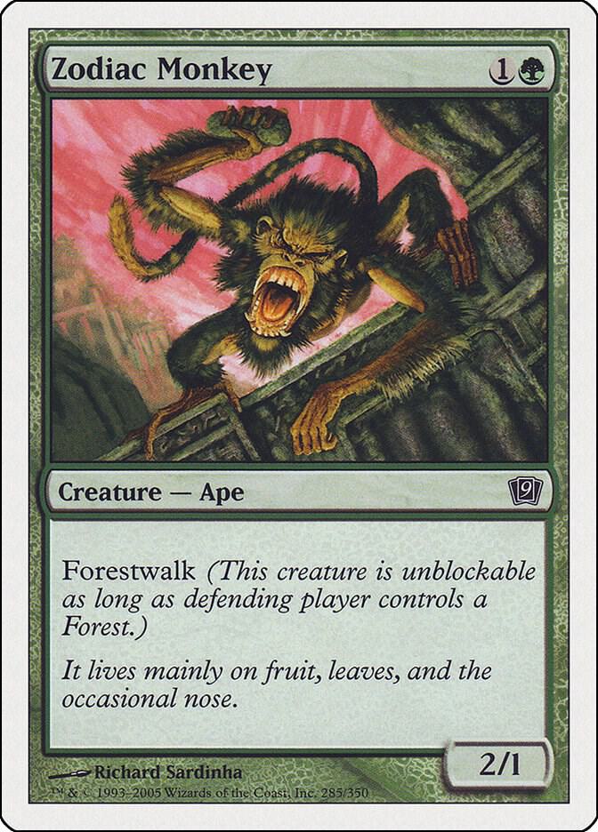 Zodiac Monkey - 9th Edition - Magic: The Gathering - TCGplayer.com