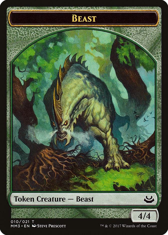 Beast Token (010) - Modern Masters 2017 - Magic: The Gathering