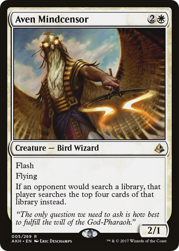 Aven Mindcensor - Amonkhet - Magic: The Gathering - TCGplayer.com