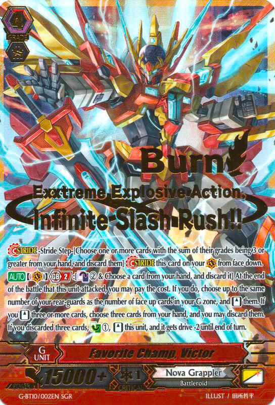 Favorite Champ, Victor (SGR) - G-BT10: Raging Clash of the Blade Fangs - Cardfight Vanguard