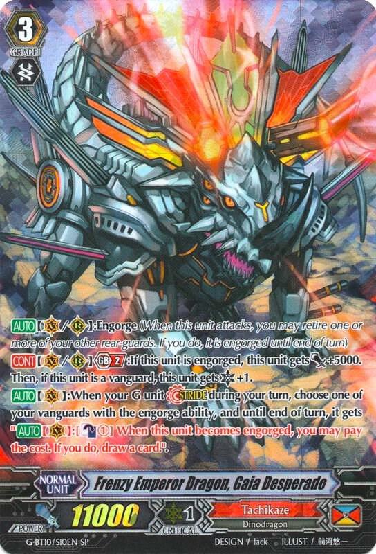 Frenzy Emperor Dragon, Gaia Desperado (SP) - G-BT10: Raging Clash of the Blade Fangs - Cardfight ...