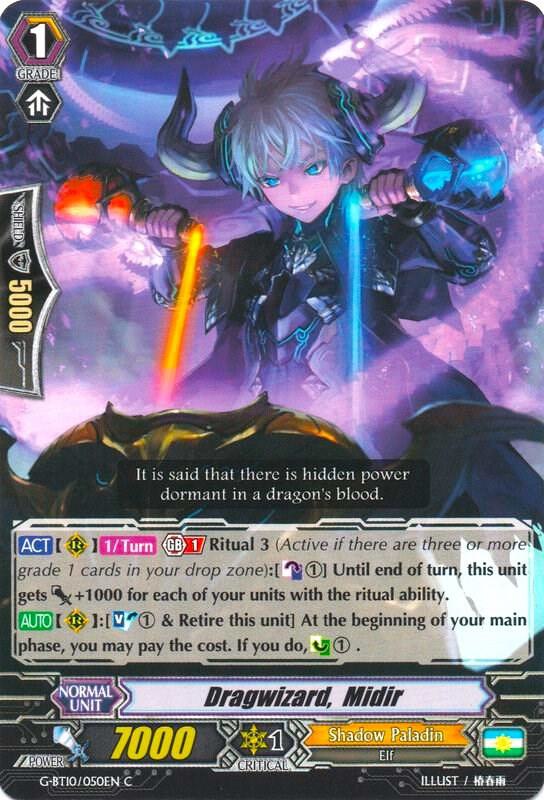 Dragwizard, Midir - G-BT10: Raging Clash of the Blade Fangs - Cardfight ...