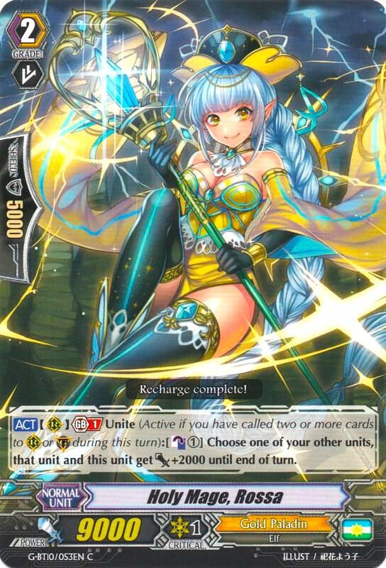 Holy Mage, Rossa - G-BT10: Raging Clash of the Blade Fangs - Cardfight Vanguard