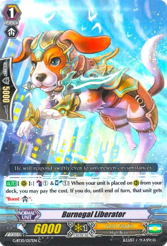 Burnegal Liberator - G-BT10: Raging Clash of the Blade Fangs - Cardfight Vanguard