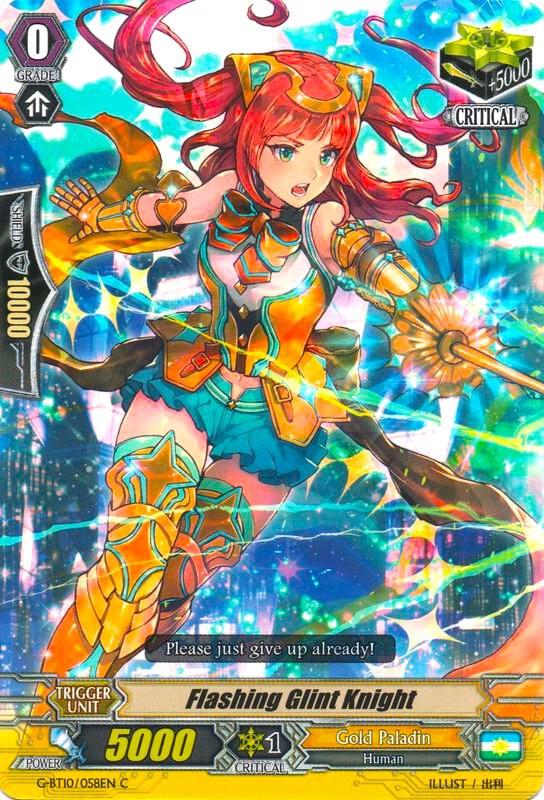Flashing Glint Knight - G-BT10: Raging Clash of the Blade Fangs - Cardfight Vanguard
