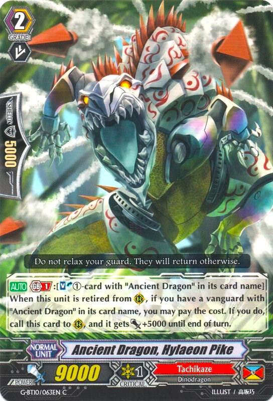 Ancient Dragon, Hylacon Pike - G-BT10: Raging Clash of the Blade Fangs ...