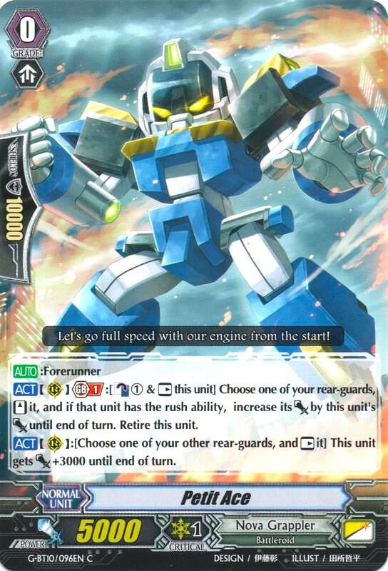 Petit Ace - G-BT10: Raging Clash of the Blade Fangs - Cardfight Vanguard - TCGplayer.com