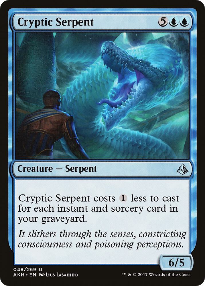 Cryptic Serpent - Amonkhet - Magic: The Gathering - TCGplayer.com