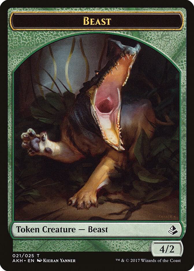 Beast Token - Amonkhet - Magic: The Gathering - TCGplayer.com
