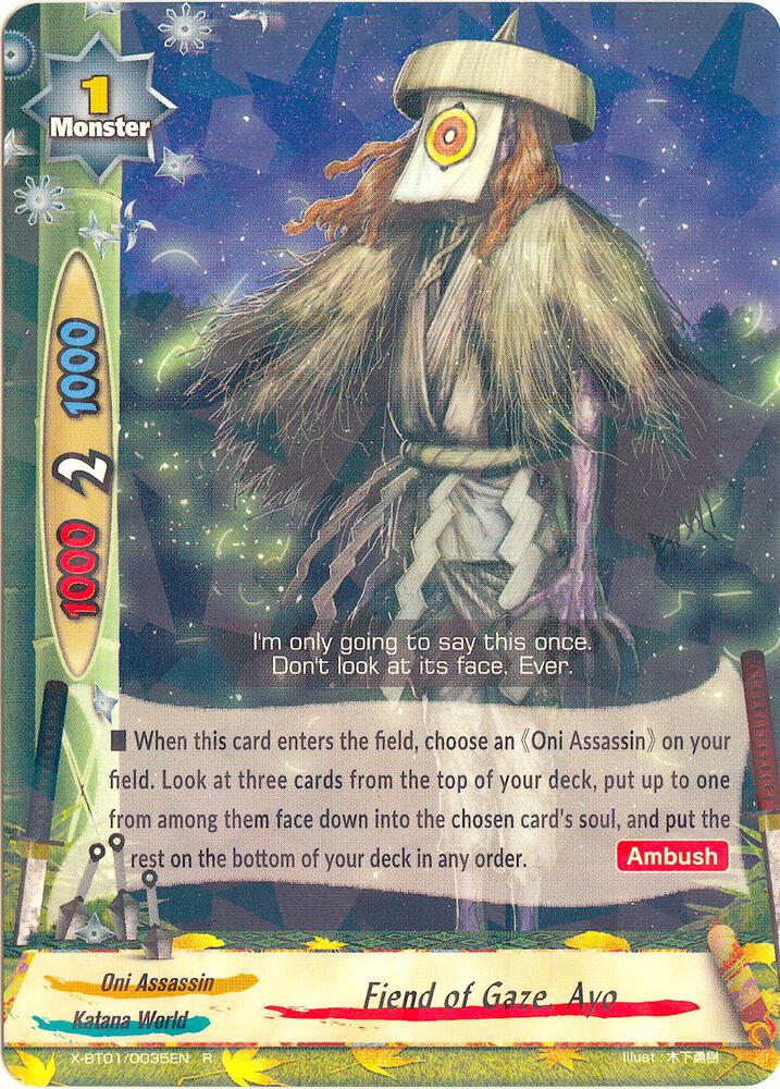 Fiend of Gaze, Ayo - The Dark Lord's Rebirth! - Future Card BuddyFight