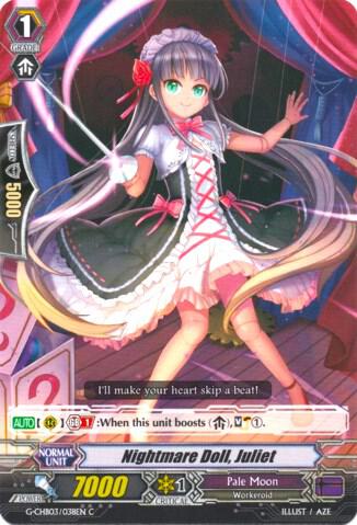 Nightmare Doll, Juliet - G-CHB03: Rummy Labyrinth Under the Moonlight - Cardfight Vanguard ...