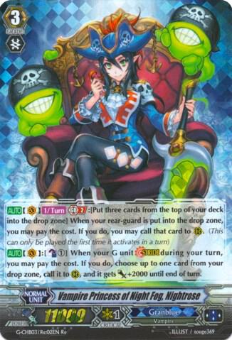 Vampire Princess of Night Fog, Nightrose - G-CHB03: Rummy Labyrinth Under the Moonlight ...