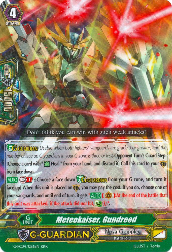 Meteokaiser, Gundreed - G-FC04: Fighters Collection 2017 - Cardfight Vanguard