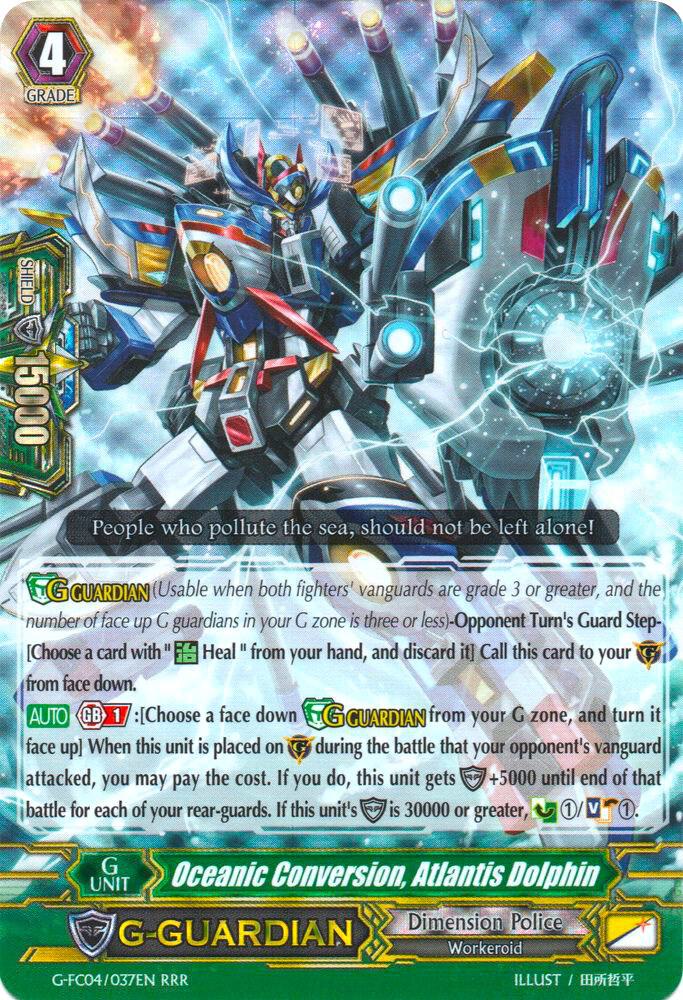 Oceanic Conversion, Atlantis Dolphin - G-FC04: Fighters Collection 2017 - Cardfight Vanguard