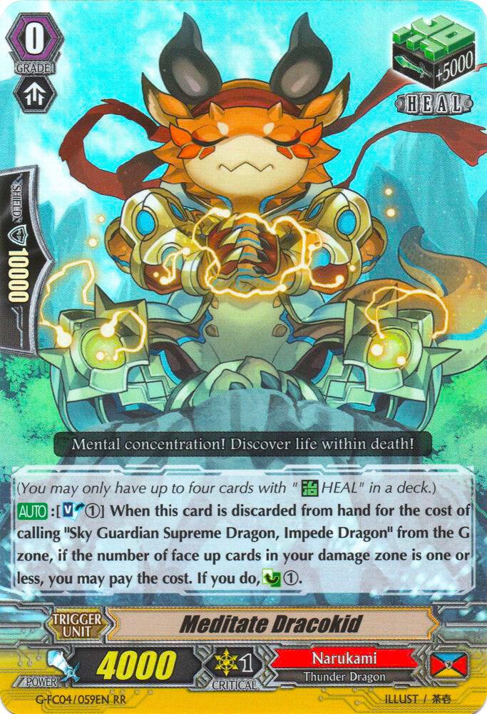 Meditate Dracokid - G-FC04: Fighters Collection 2017 - Cardfight Vanguard