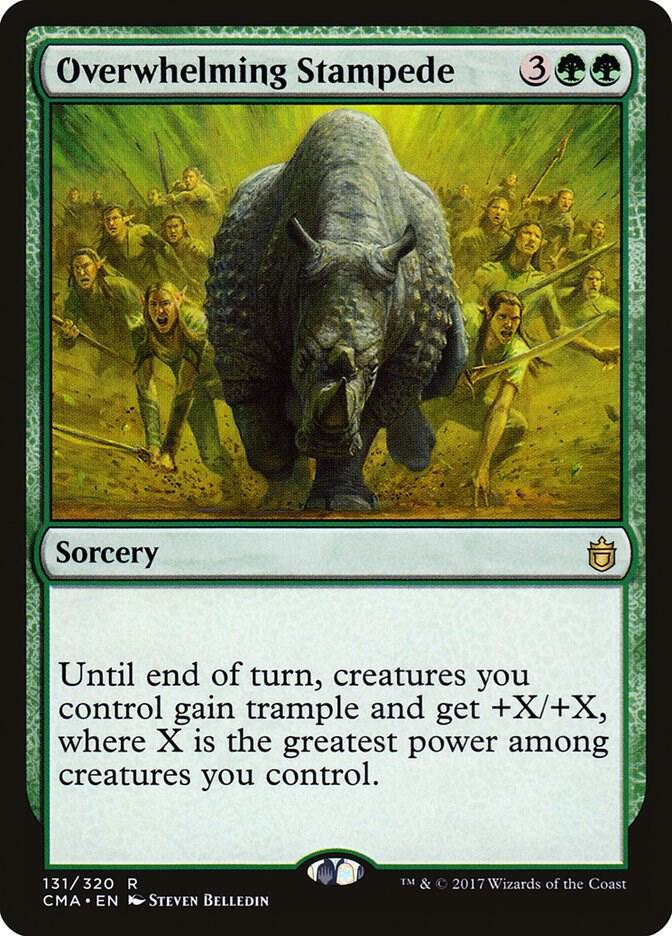 Overwhelming Stampede - Commander Anthology - Magic: The Gathering ...
