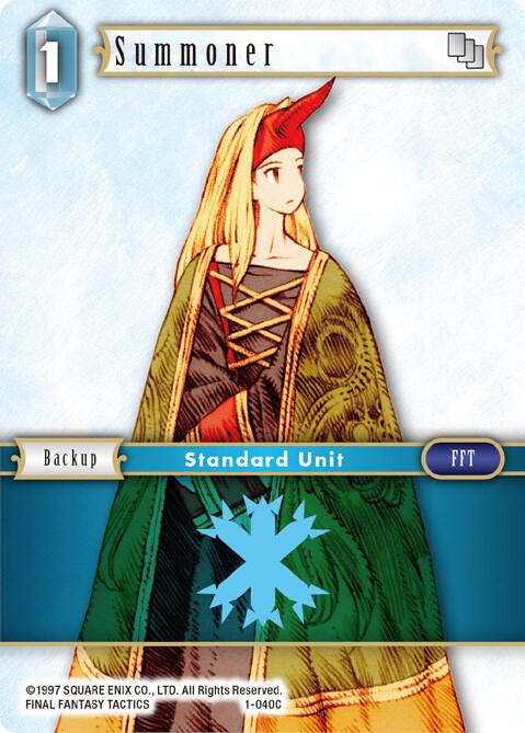 Summoner (Female Unit) - Opus I - Final Fantasy TCG - TCGplayer.com