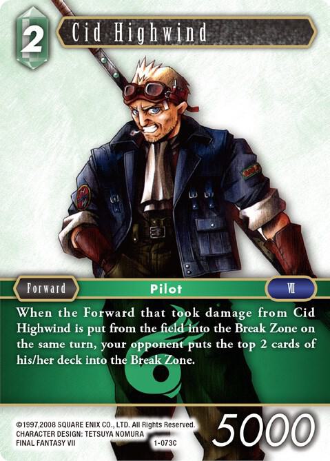 Cid Highwind (Common) - Opus I - Final Fantasy TCG - TCGplayer.com