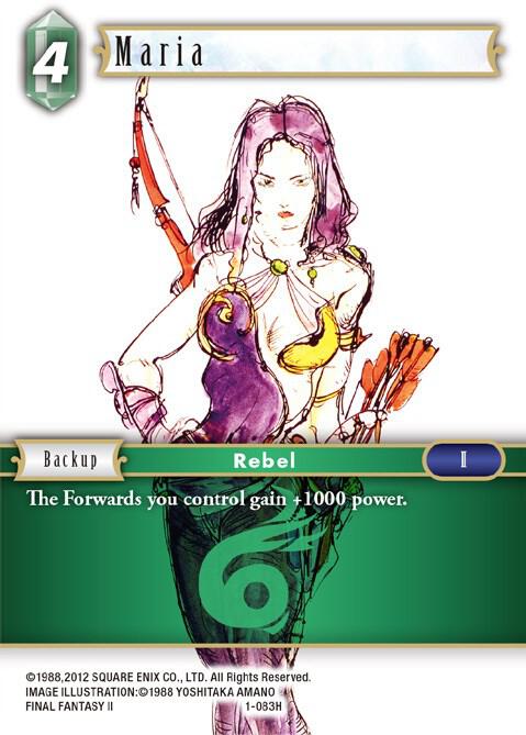 Maria - Opus I - Final Fantasy TCG - TCGplayer.com