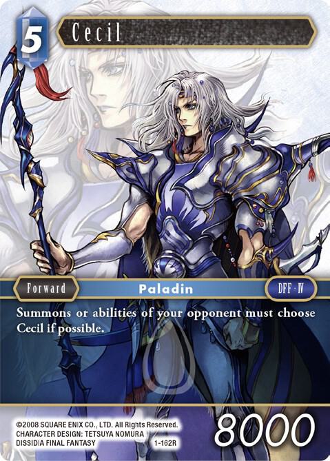 Cecil (Rare) - Opus I - Final Fantasy TCG