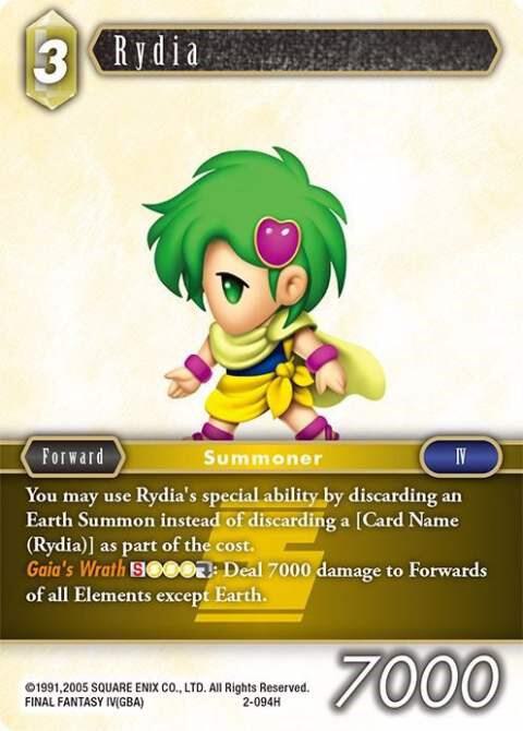 Rydia - Opus II - Final Fantasy TCG - TCGplayer.com