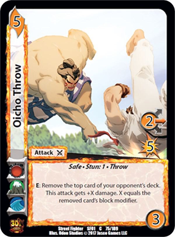Oicho Throw - Street Fighter CCG - UniVersus - TCGplayer.com