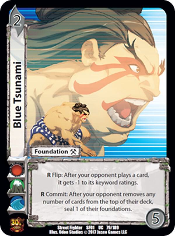 Blue Tsunami - Street Fighter CCG - UniVersus - TCGplayer.com