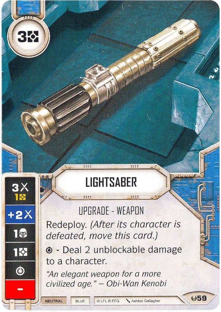 Lightsaber - Awakenings - Star Wars: Destiny
